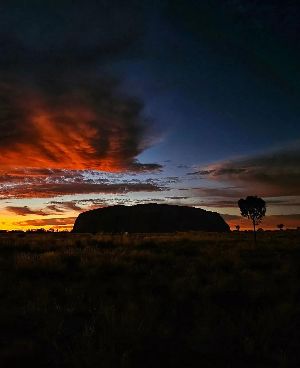 Why Does Uluru Turn Red at Sunset?
